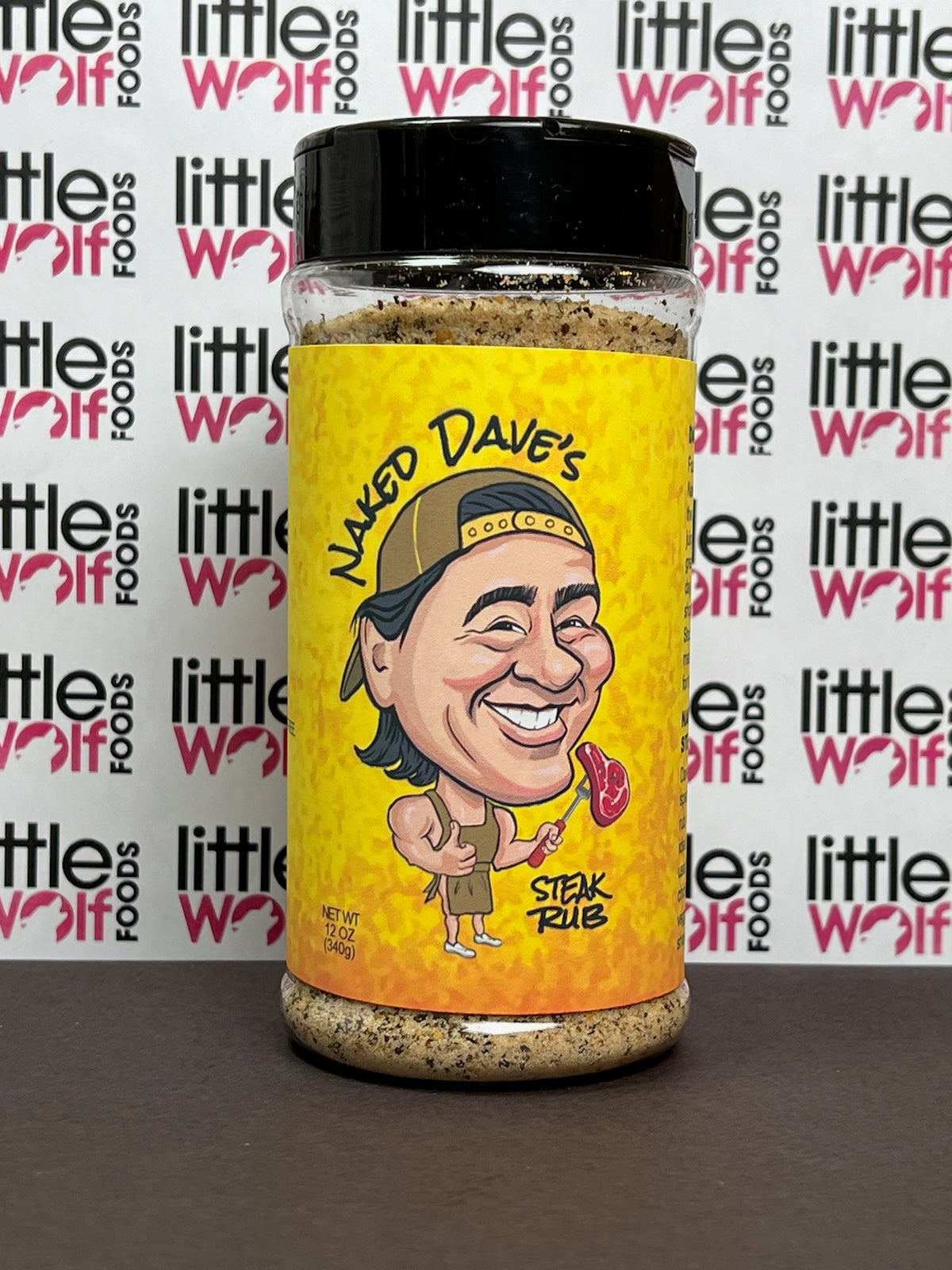 Naked Dave's Steak Rub 12oz – Little Wolf Foods